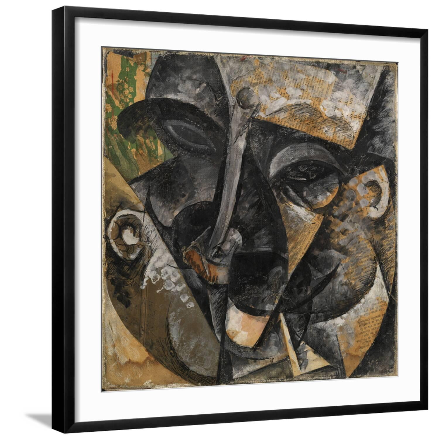 Art.com Dynamism of a Man's Head or Composition of a Woman's Head ...