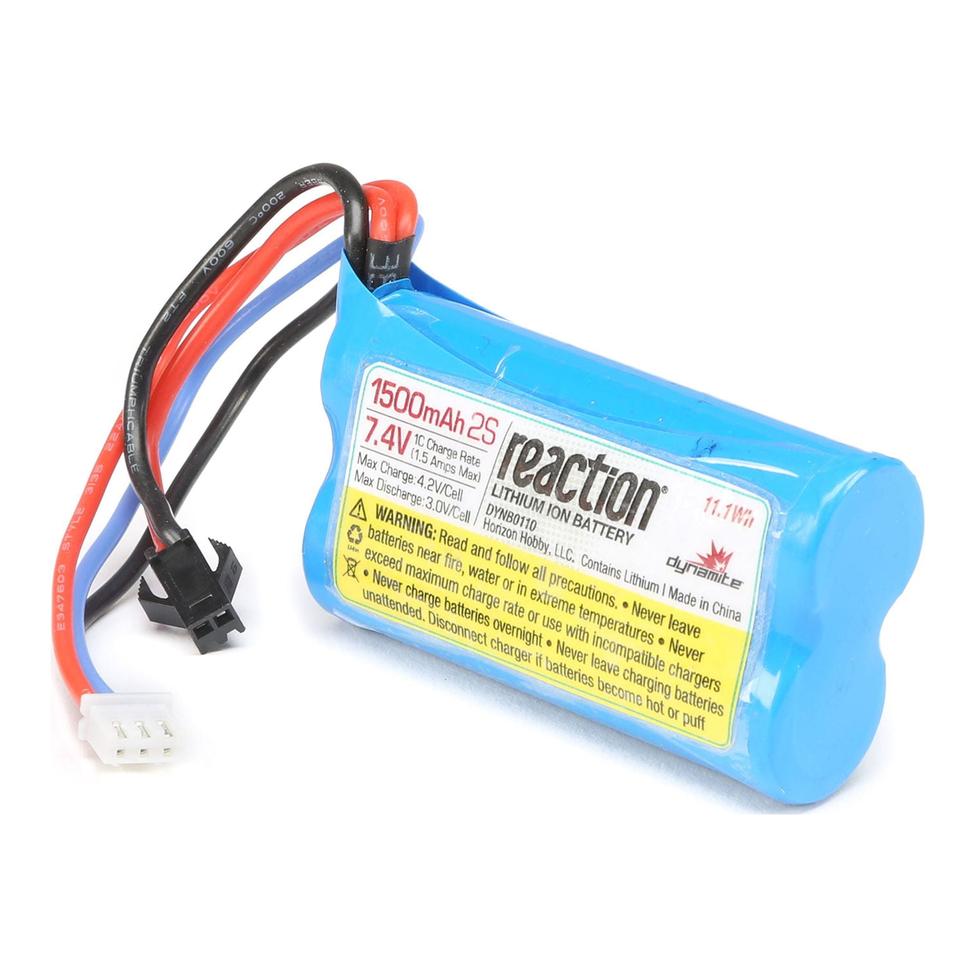 Dynamite 7.4V 1500 mAh 2S Li-Ion Jet Jam Pool Racer DYNB0110 ...