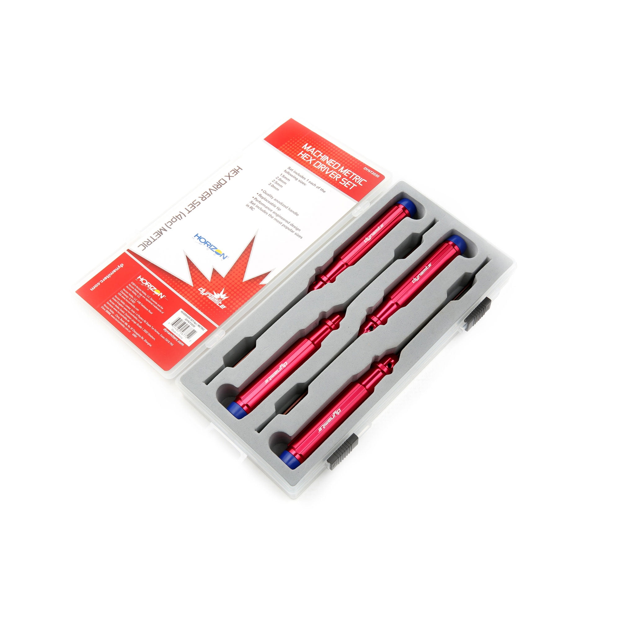 Dynamite Machined Hex Driver Set 4 Met DYNT2030 Hand Tools Misc ...