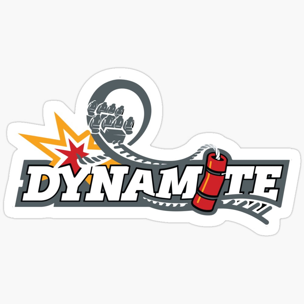 Dynamite Roller Coaster Sticker Phone Decal Water Bottle Stickers Car ...