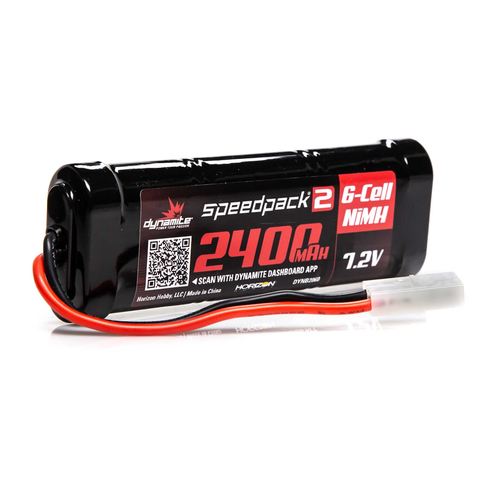 Dynamite SPEEDPACK2 7.2V 2400MAH NiMH Battery for RC Cars - Walmart ...