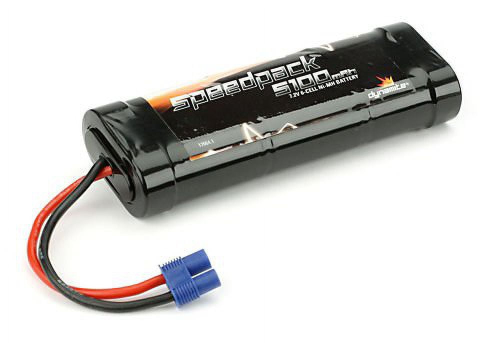 Dynamite Speedpack 7.2V 5100mAh NiMH 6-Cell Flat with EC3 Conn ...