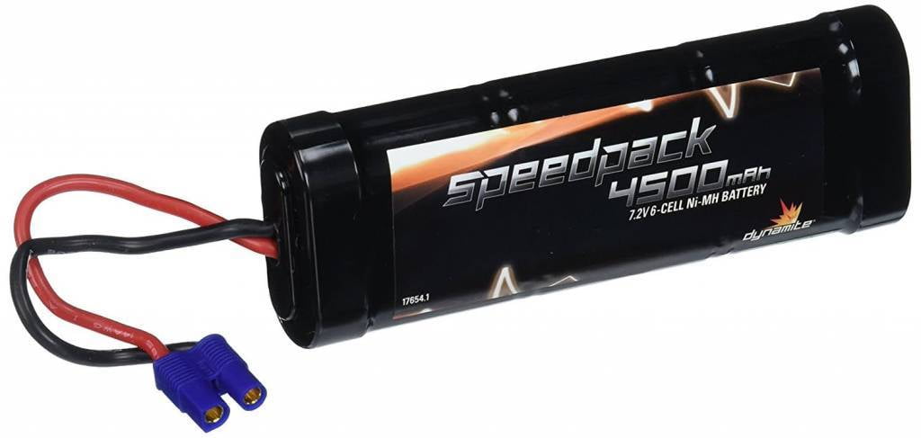 Dynamite Speedpack 7.2V 1800mAh NiMH 6-Cell Flat with EC3 Conn ...