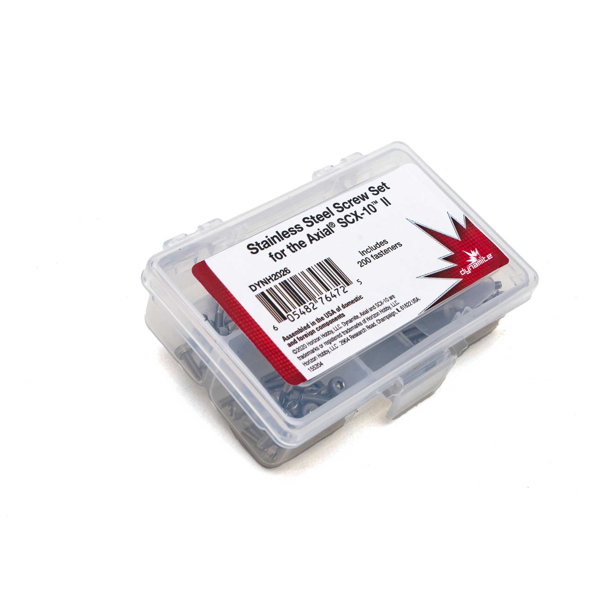 Dynamite Stainless Steel Screw Set Axial SCX 10 II DYNH2026 Electric ...