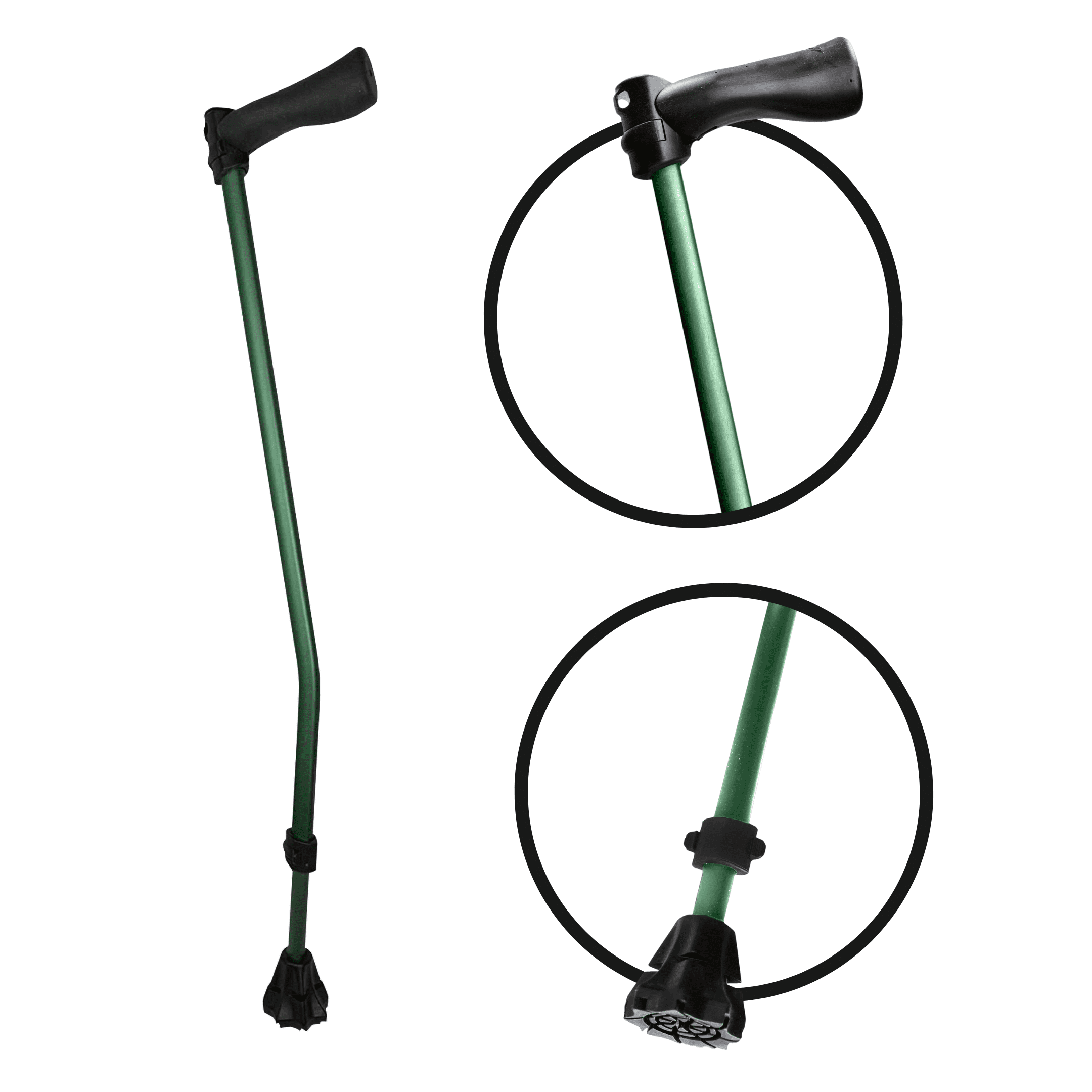 Dynamo Cyclone Cane (Green) – Walking Cane For Better Stability ...