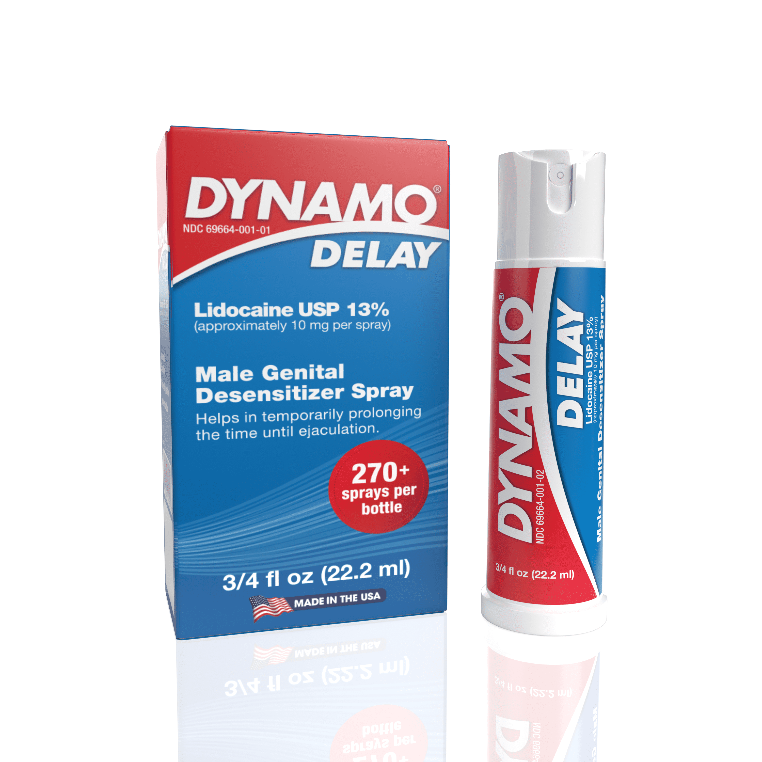 Dynamo Delay Male Desensitizing Spray with 270+ Sprays Per Bottle ...