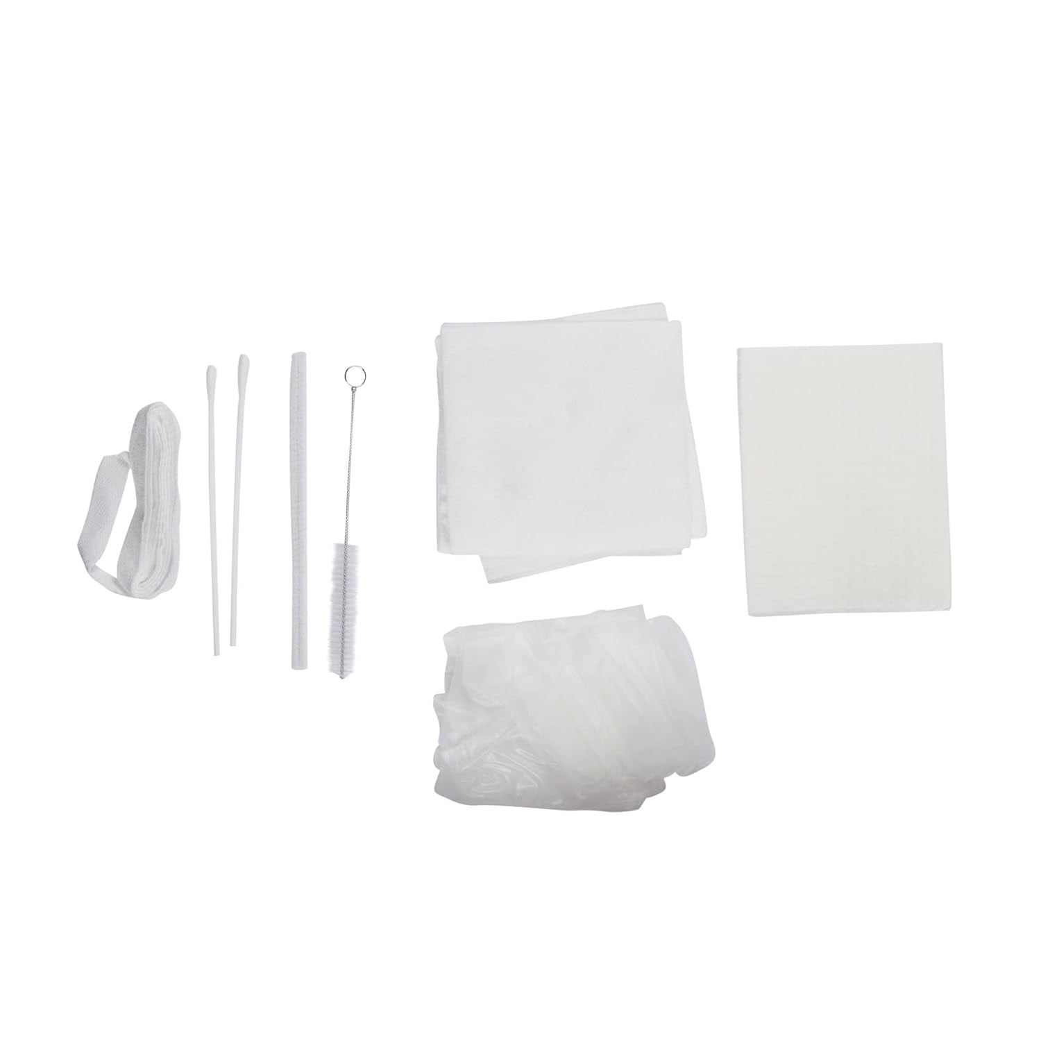 Dynarex 35001 Tracheostomy Care Kit, Three Compartment Tray with Vinyl ...