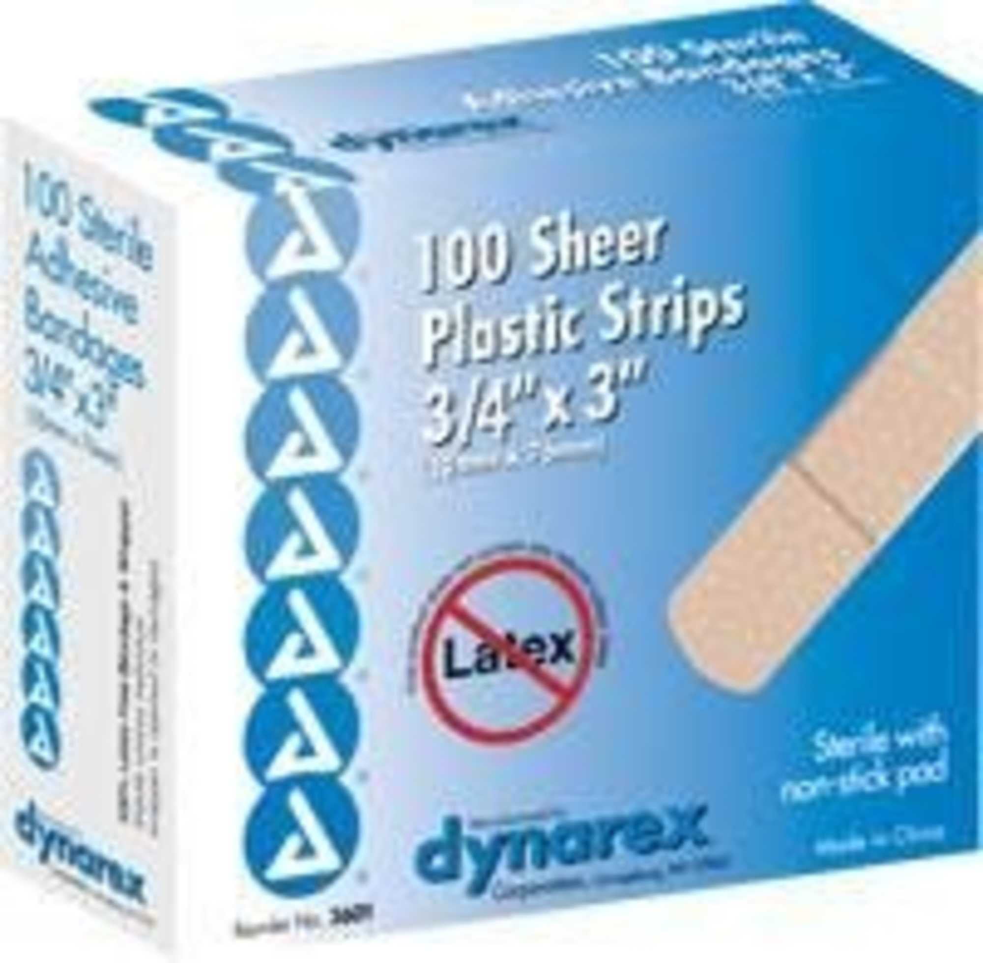 Dynarex 3601 Flexible Adhesive Bandage, Tan, 100 Count - Walmart.com