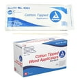 Dynarex 6-Inch Non-Sterile Cotton STF9 Tipped Applicators - Single-Use ...