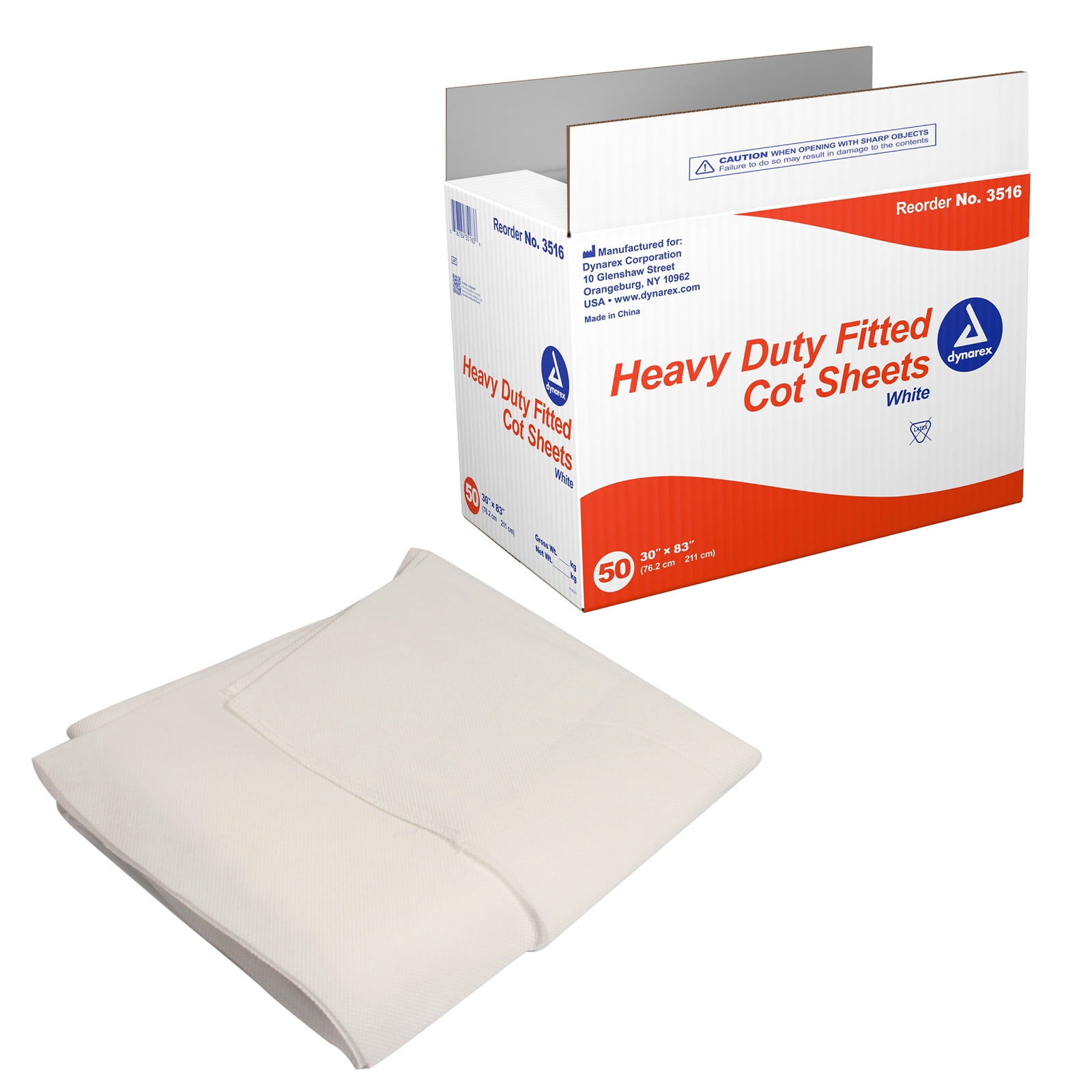 Dynarex Disposable Bed Sheets, Medical Cot Sheets & Covers for Mattress ...