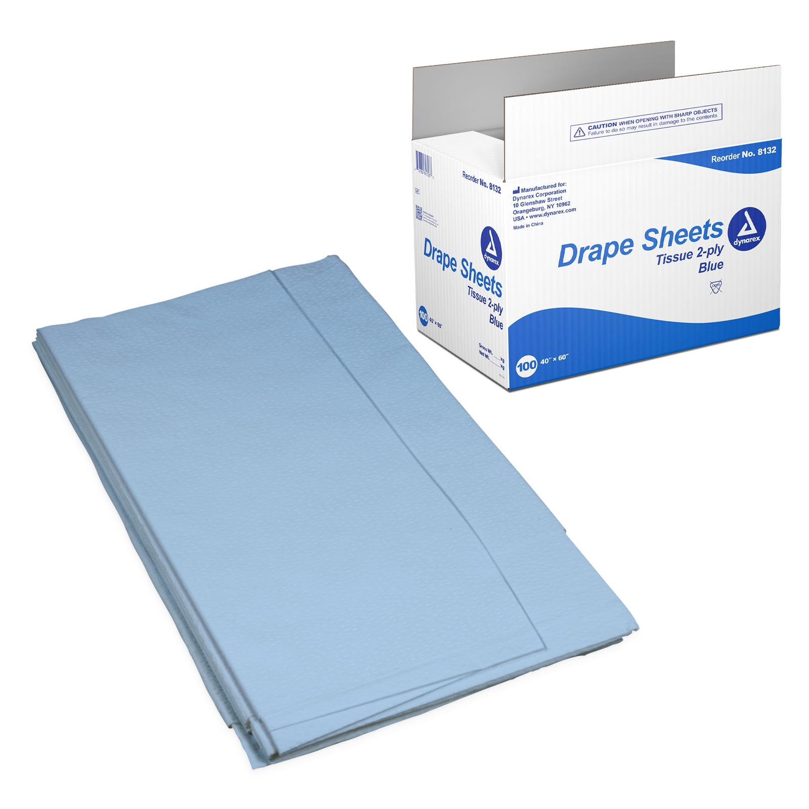 Dynarex Drape Sheets, 2-Ply Tissue, Disposable Paper Sheets Used by ...
