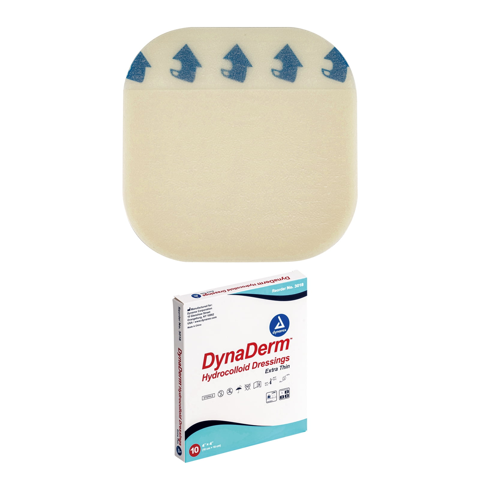 Dynarex DynaDerm Hydrocolloid Dressings, Sterile Moist Bandages Used ...