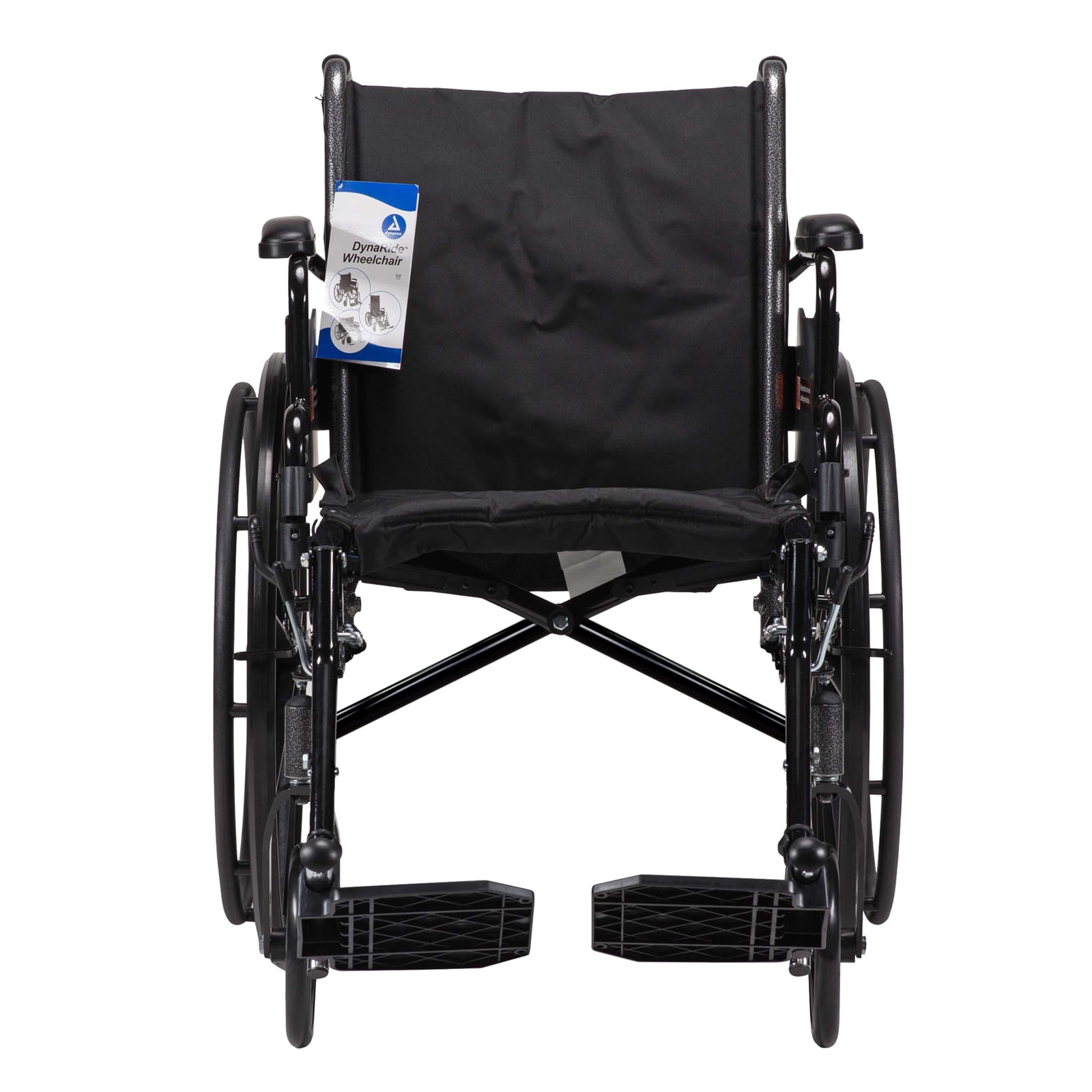 Dynarex DynaRide Series 3 Lite Wheelchair with Foot Rest, Padded Black ...