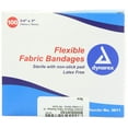 Dynarex Fabric Adhesive Bandages - Sterile & Flexible Fabric Bandages ...