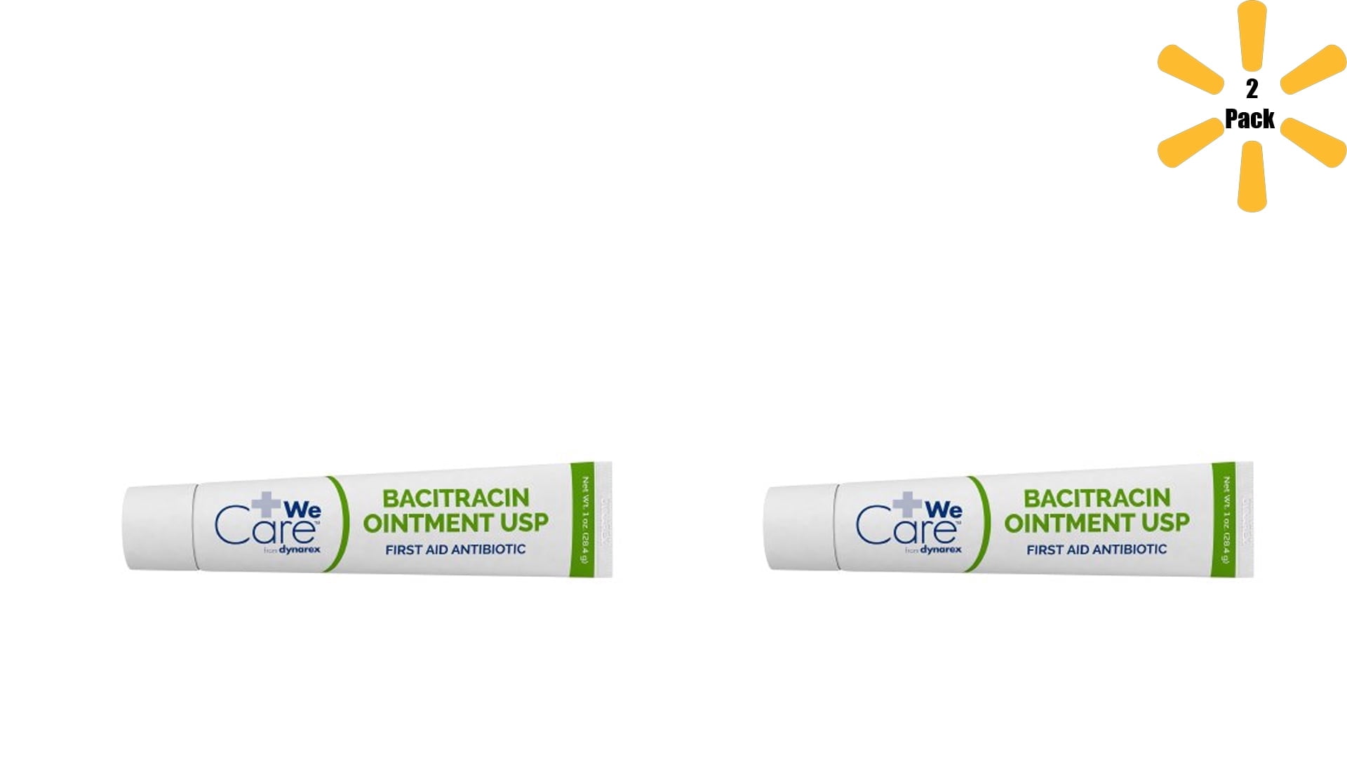 Dynarex First Aid Antibiotic Ointment 1 oz. Tube, 2 Pack - 1163 ...