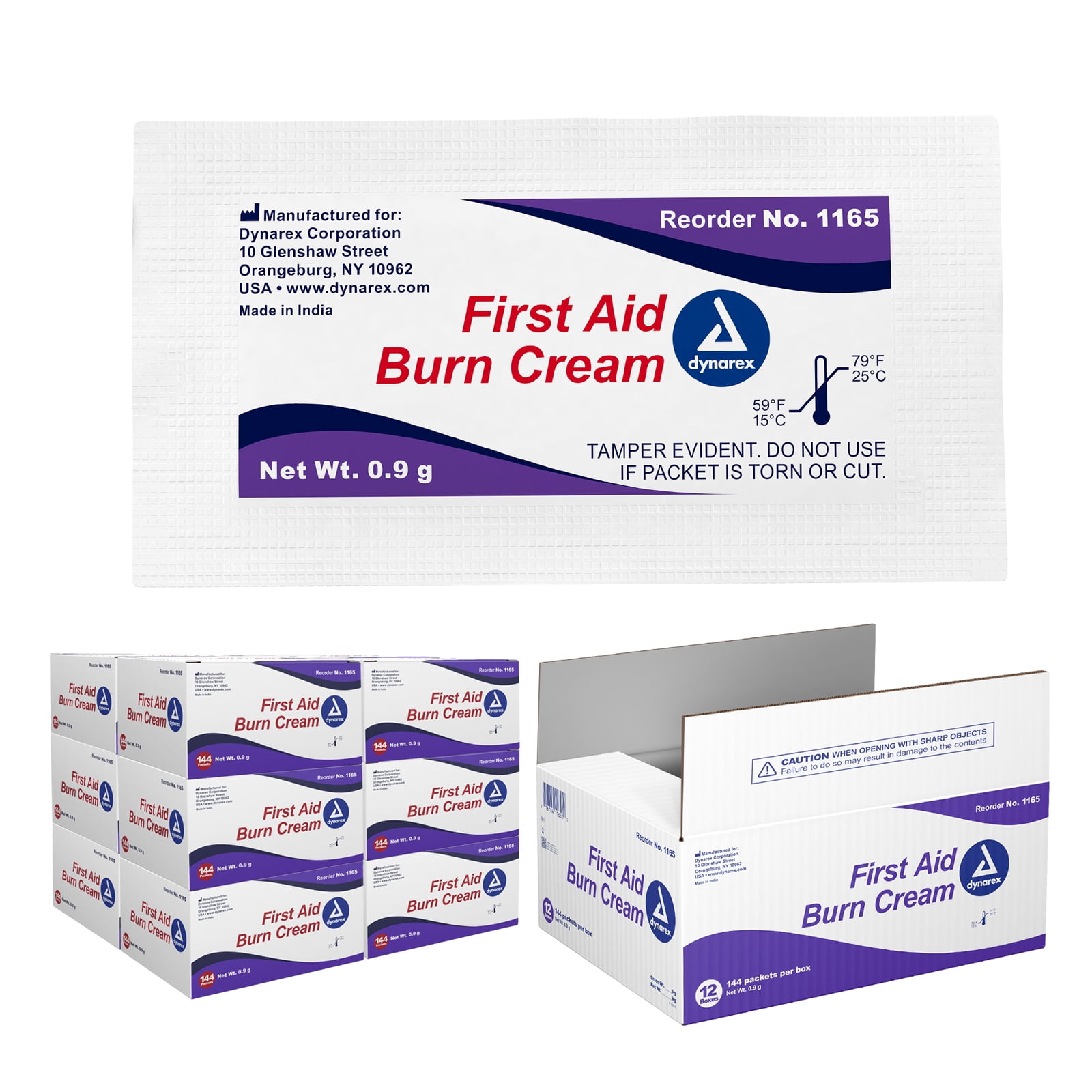 Dynarex First Aid Burn Cream - Burn Ointment For Minor Cuts, Wounds ...