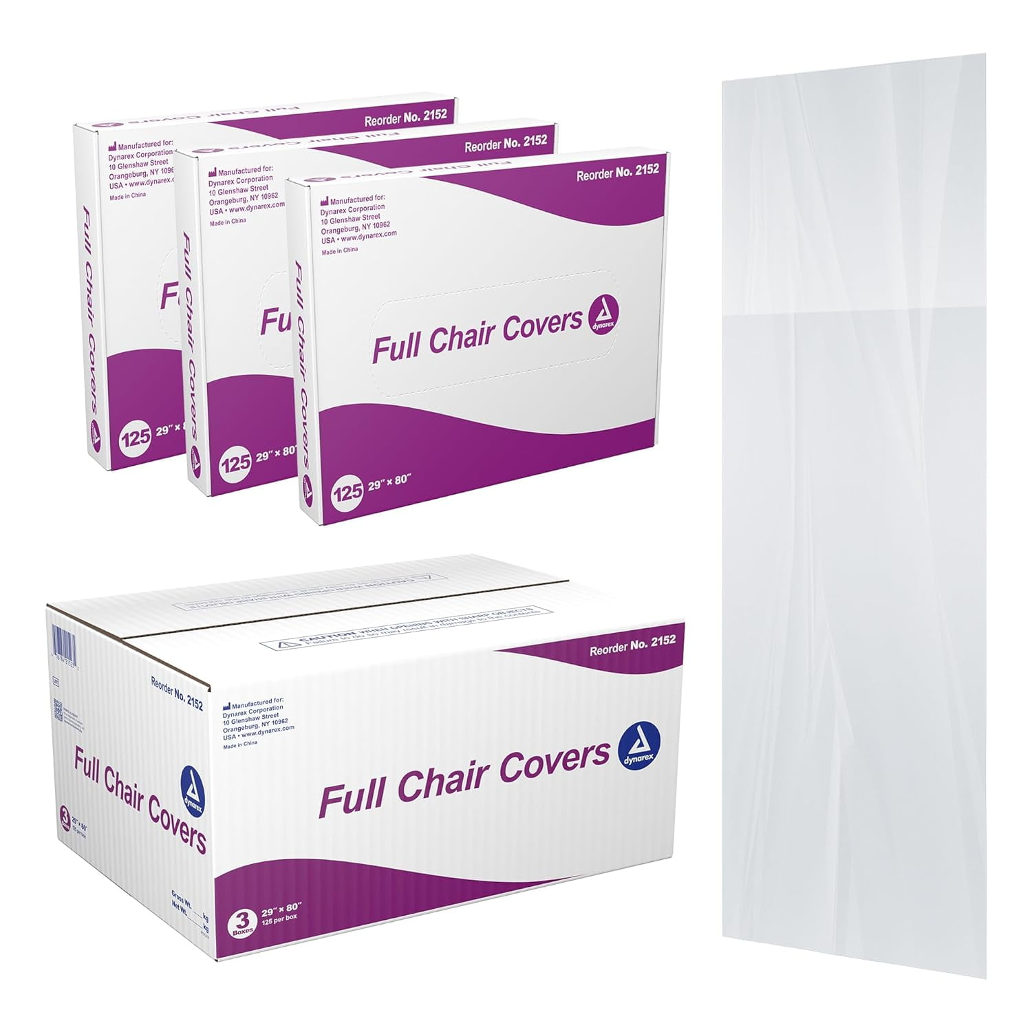 Dynarex Full Chair Cover for Dental Chair & Tattoo Chair - Disposable ...