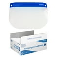 Dynarex Full-Length Face Shield - Protective Wrap-Around Visor with ...