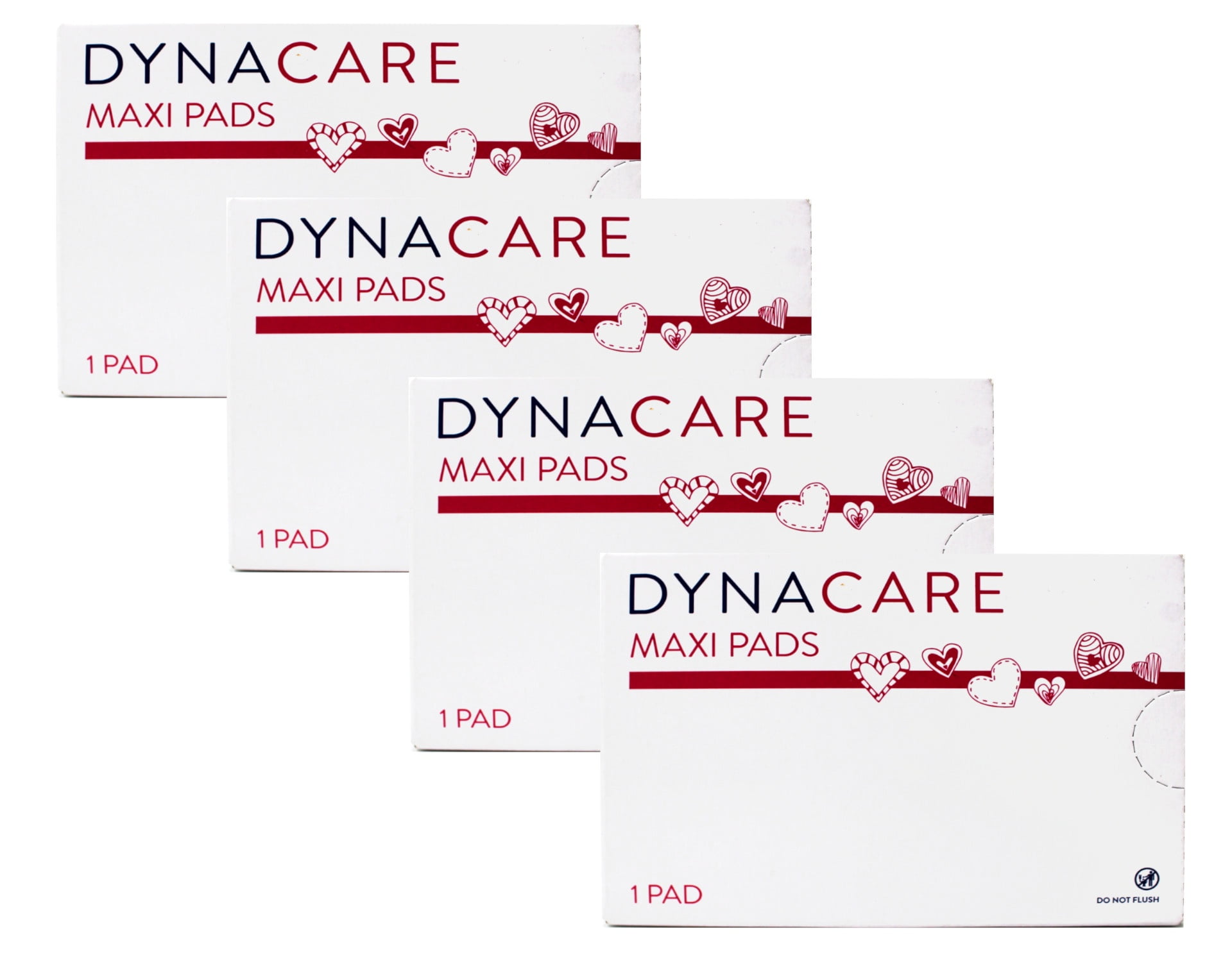 Dynarex Maxi Pads Super w/o Wings #4 1 ct (1360) - 4 Pack - Walmart.com