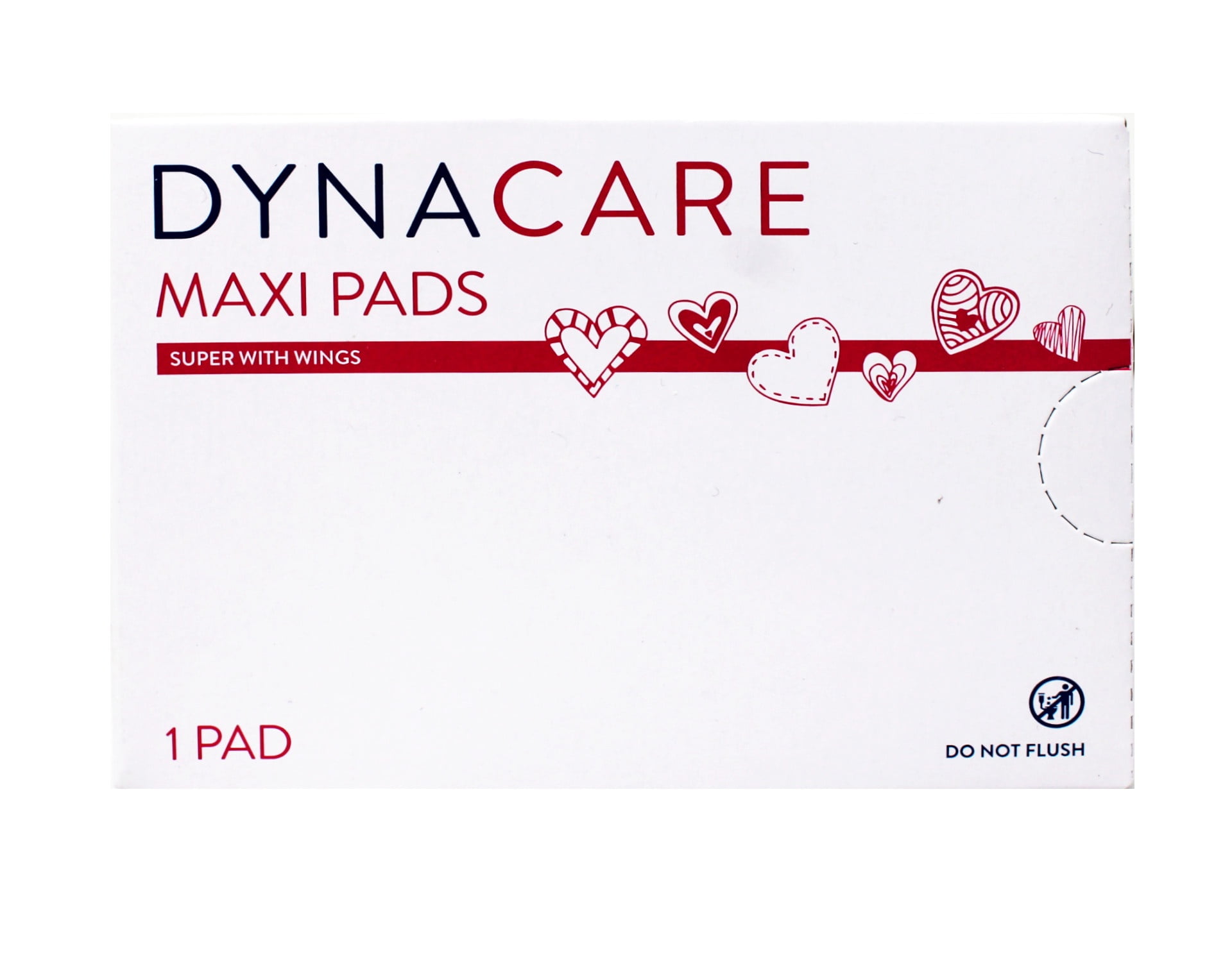 Dynarex Maxi Pads, Super with Wings, 1 Pad per Box, Item 1358 (Pack of ...
