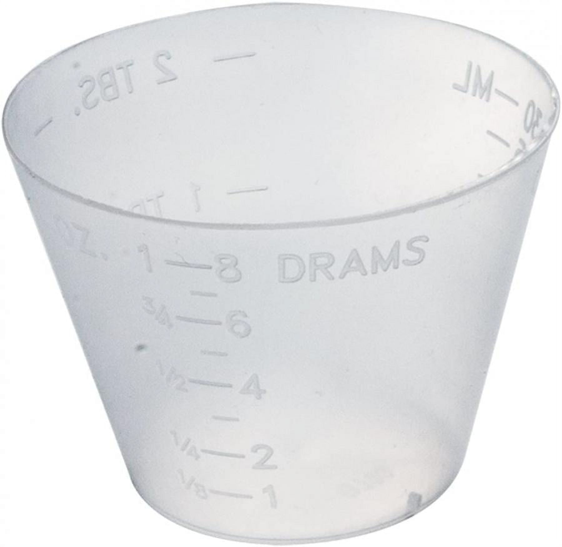 Dynarex Graduated Polypropylene Medicine Dosing Cups, 1 oz Capacity ...