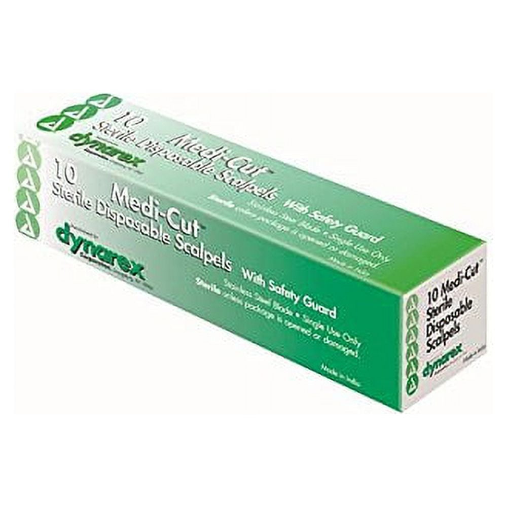Scalpel #12 Disposable Generic Bx/10 w/Safety Guard - Walmart.com