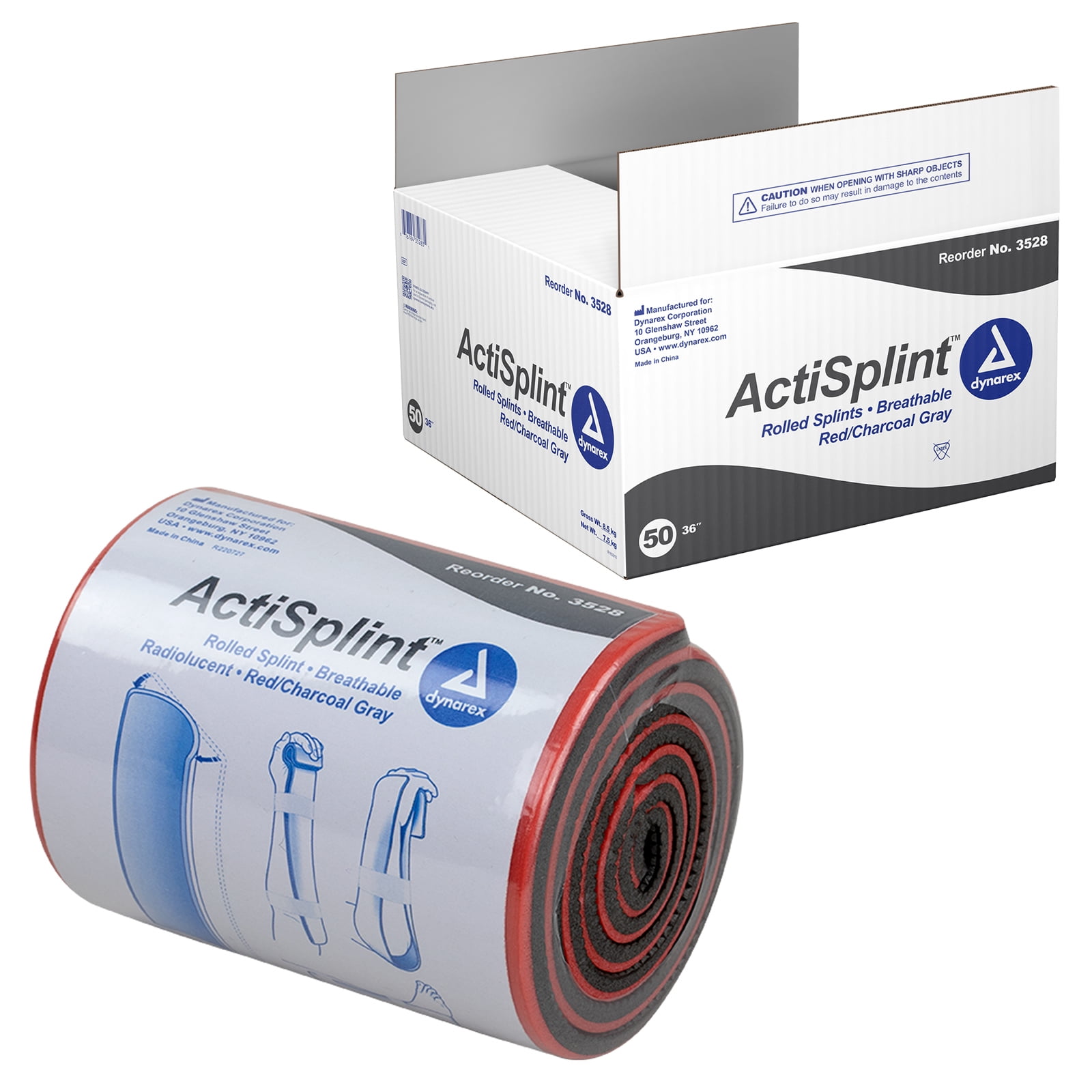 Dynarex Multipurpose ActiSplints - Reusable Waterproof First Aid ...