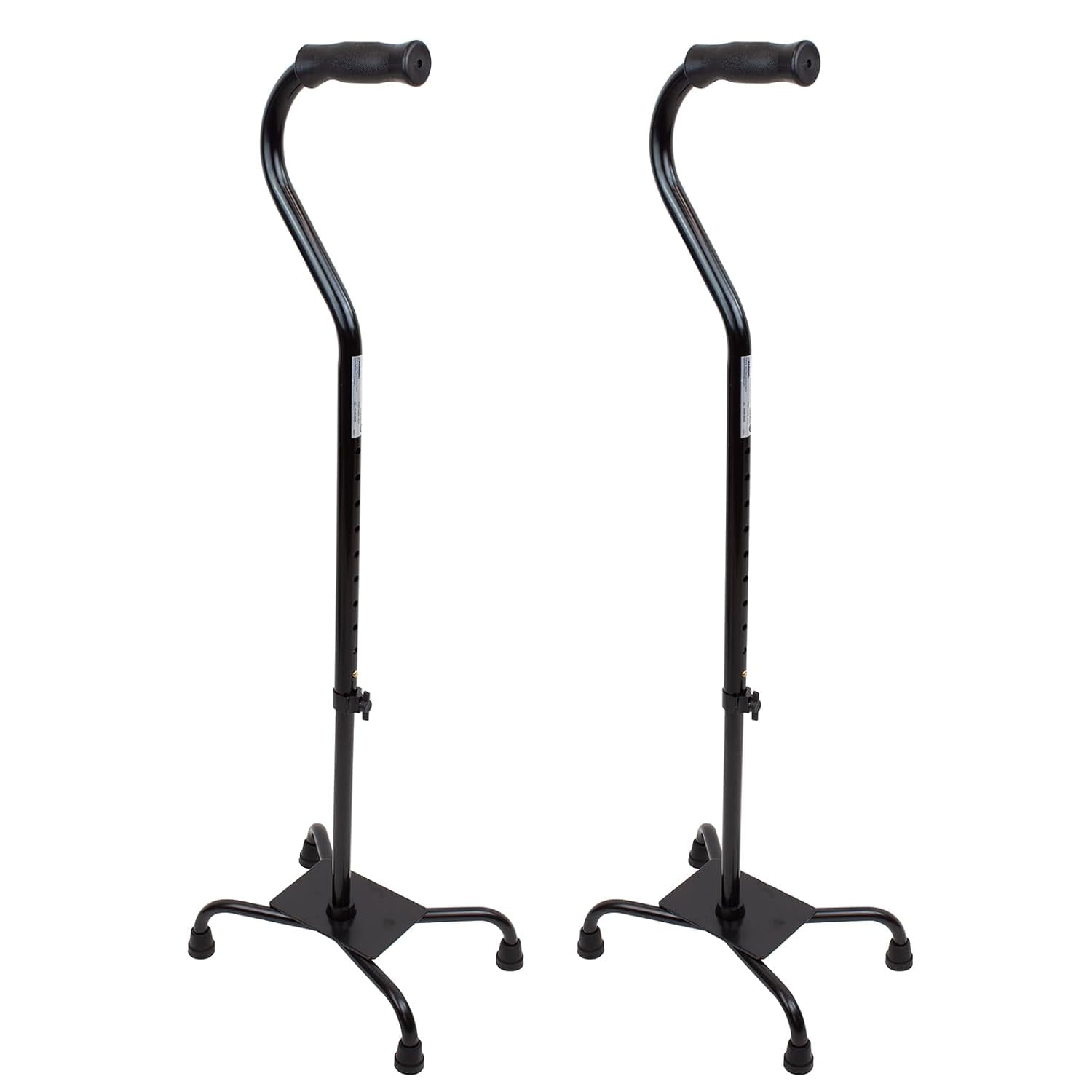 Dynarex Quad Cane Bariatric, Large Base, Provides Maximum Mobility ...