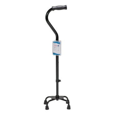 Equate Quad Walking Cane with Small Base and 4 Legs for Stability ...