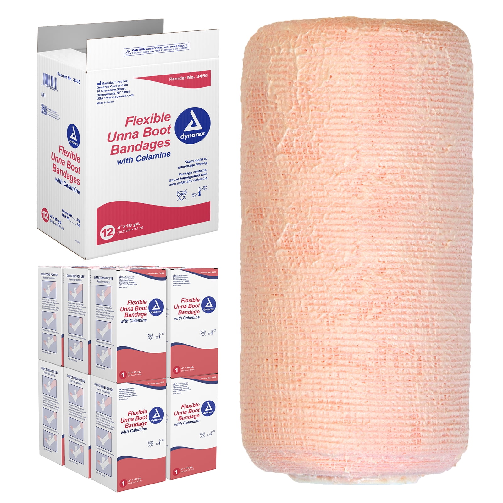 Dynarex Unna Boot Bandage, Individually Packaged, Provides Customized ...