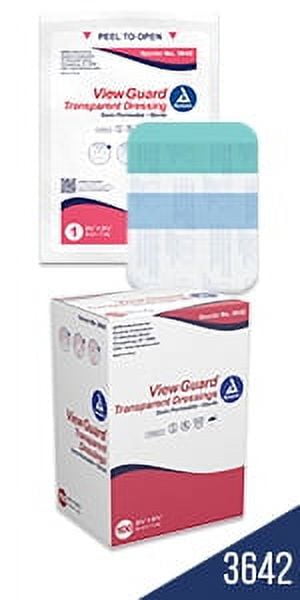Dynarex View Guard Transparent Dressings, Sterile Wound Dressing ...