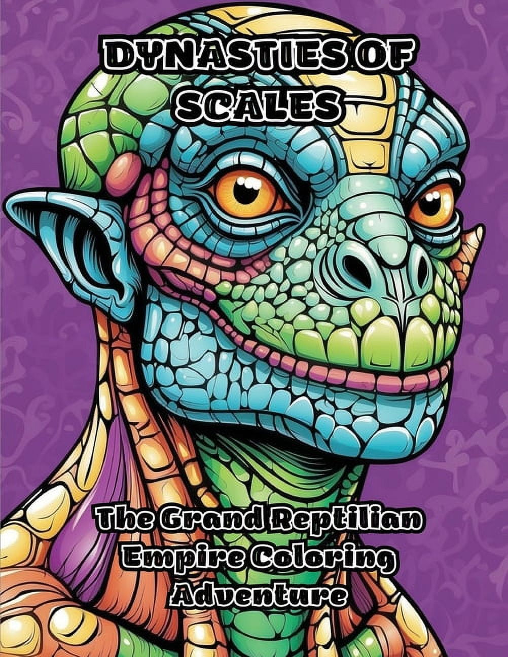 Dynasties of Scales: The Grand Reptilian Empire Coloring Adventure ...