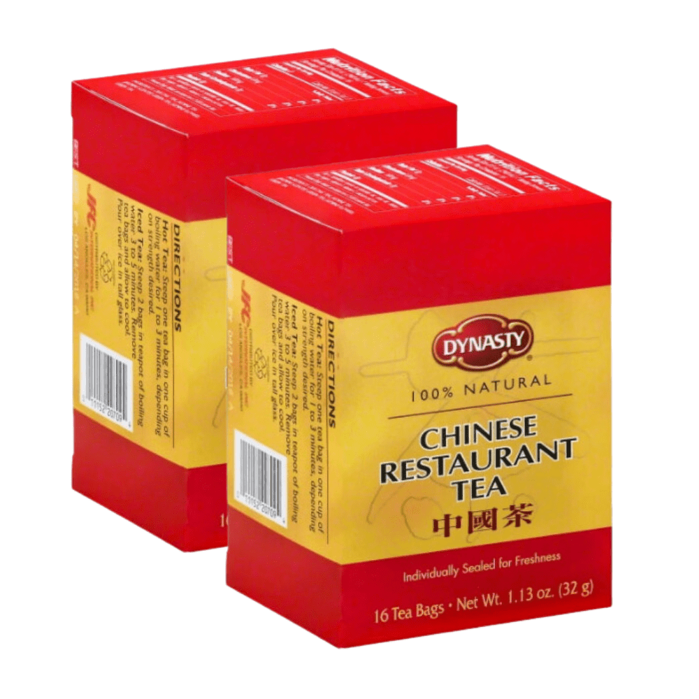 Dynasty 100% Natural Chinese Restaurant Tea, 2-Pack, 16 Tea Bags Each ...