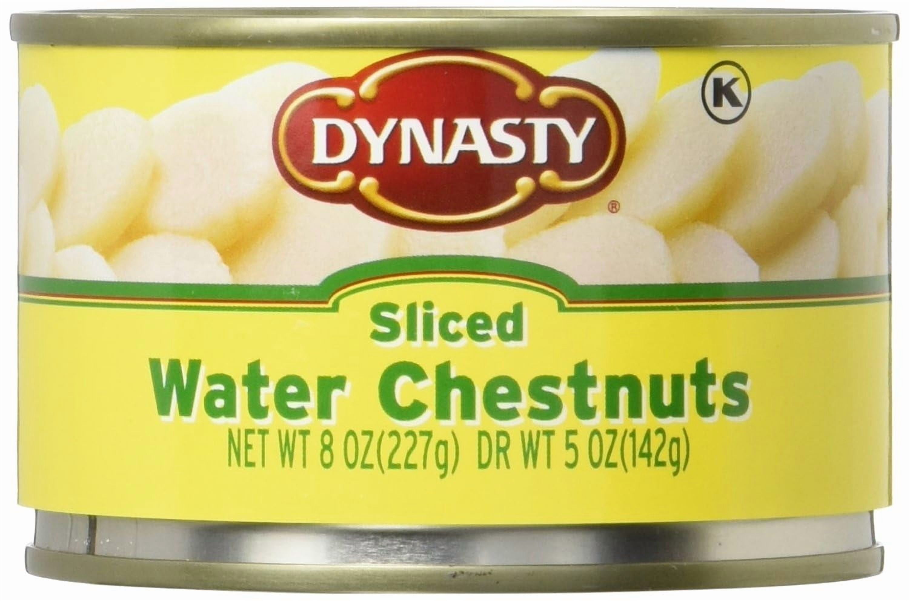 Dynasty Canned Sliced Water Chestnuts, 8 KKS1 Ounce (Pack of 12) - Walmart.com