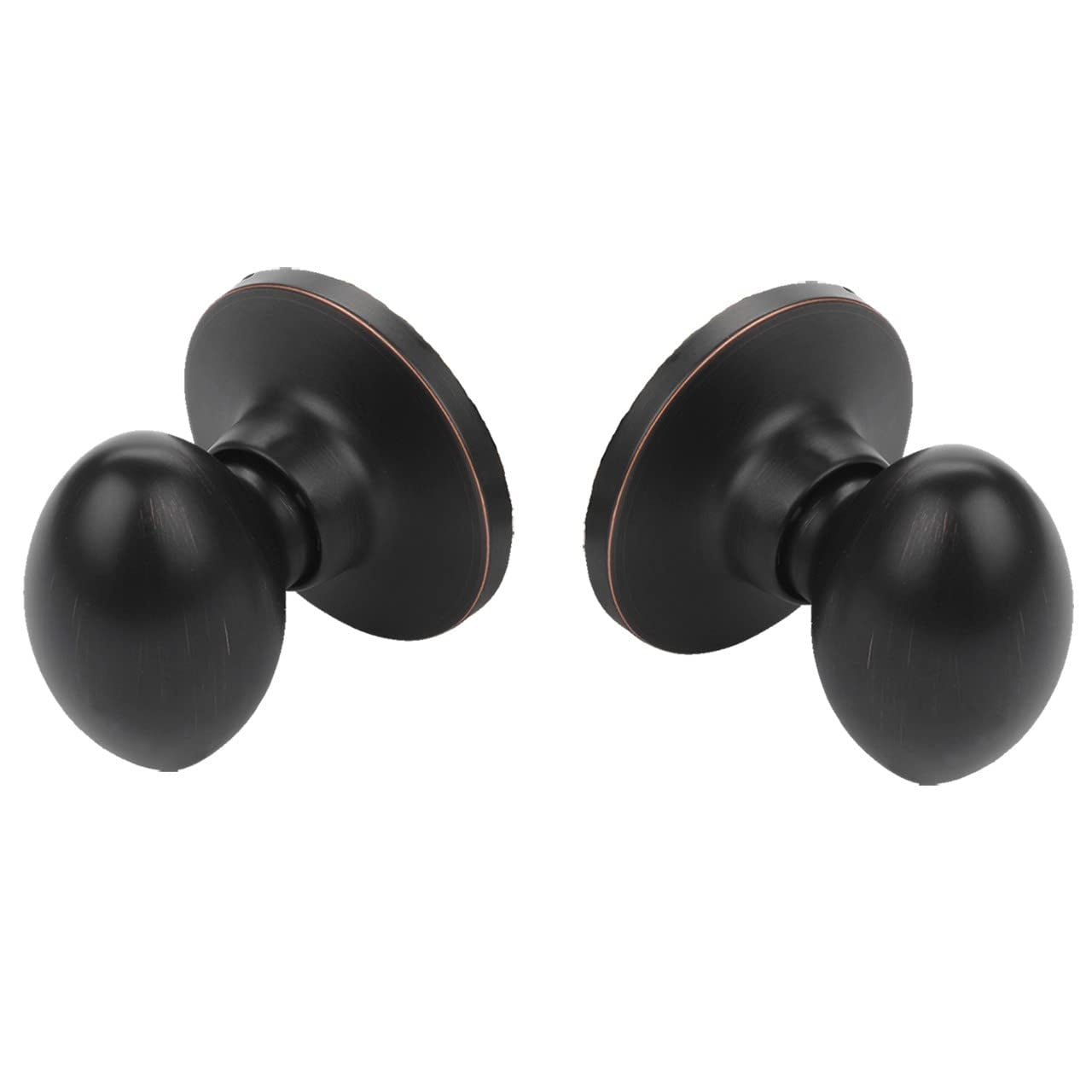 Dynasty Hardware ASP-78-12P Aspen Individual Dummy Door Knob, Aged Oil Rubbed Bronze C63 ...