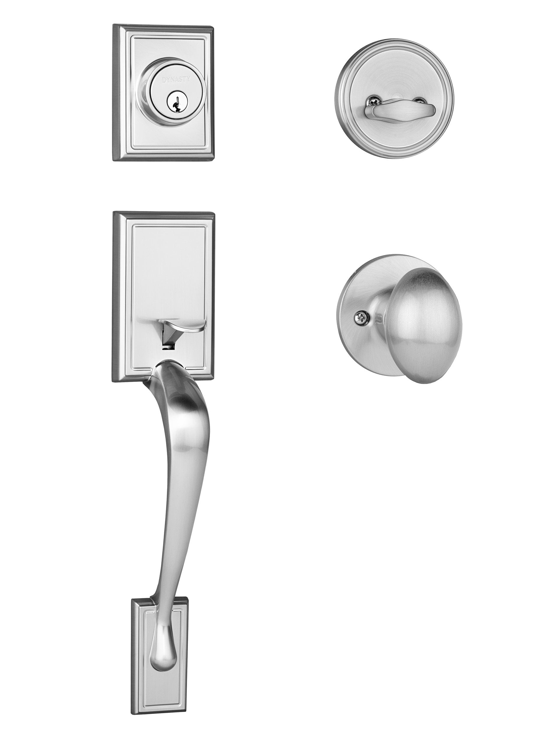 Dynasty Hardware RID-ASP-100-US15 Ridgecrest Front Door Handleset ...