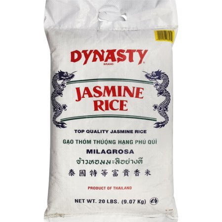 Dynasty (Jasmine Rice, 20 lb, Pack Of 2) - Walmart.com