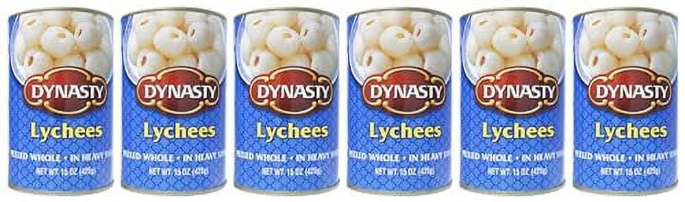Dynasty Lychee with Syrup, 15 Ounce (Pack of 6) - Walmart.com