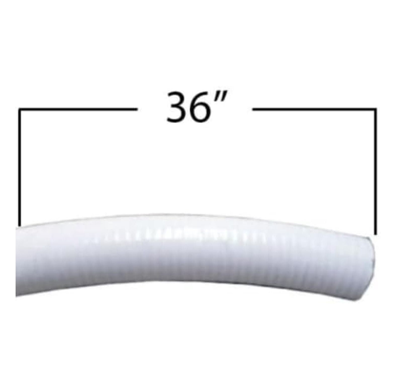 Dynasty Spa 2 Inch X 3ft (I.D.) White PVC Flex Pipe DYN10748 - Walmart.com