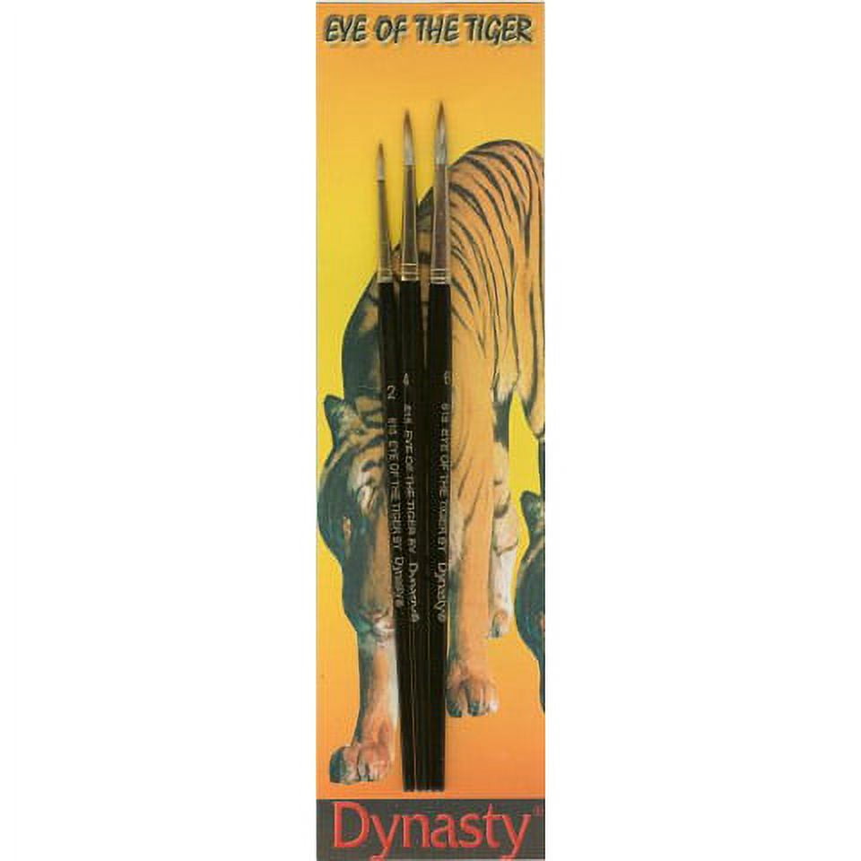 Dynasty Tiger Paintbrush Set: Set F, 3 pack - Walmart.com