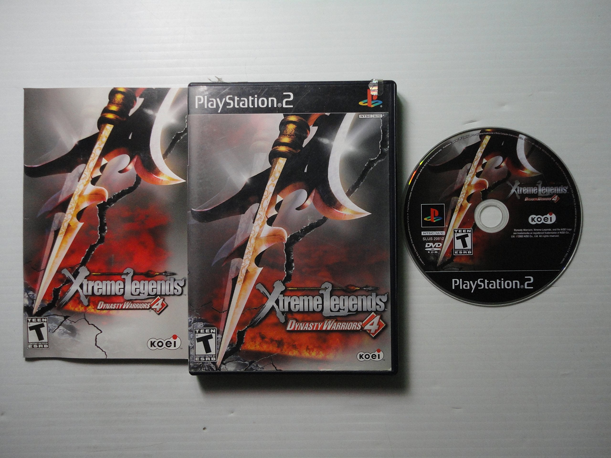 XTREME LEGENDS: Dynasty Warriors 4 - Sony PlayStation 2 PS2 Great Shape ...