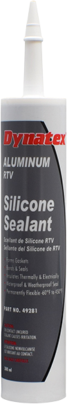 Dynatex 49281 Aluminum RTV Silicone Sealant - Industrial Grade 300ml ...