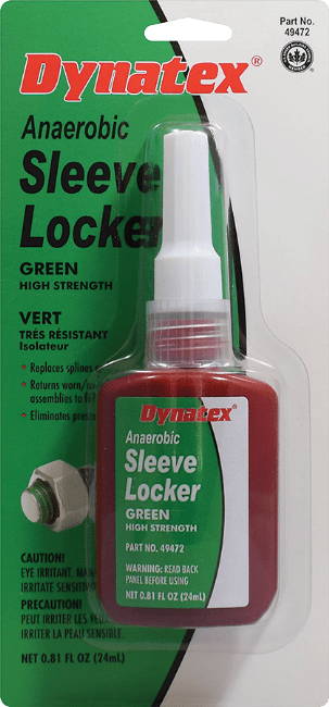 Dynatex 49472 Green High Strength Threadlocker - Sleeve Retainer 24ml ...