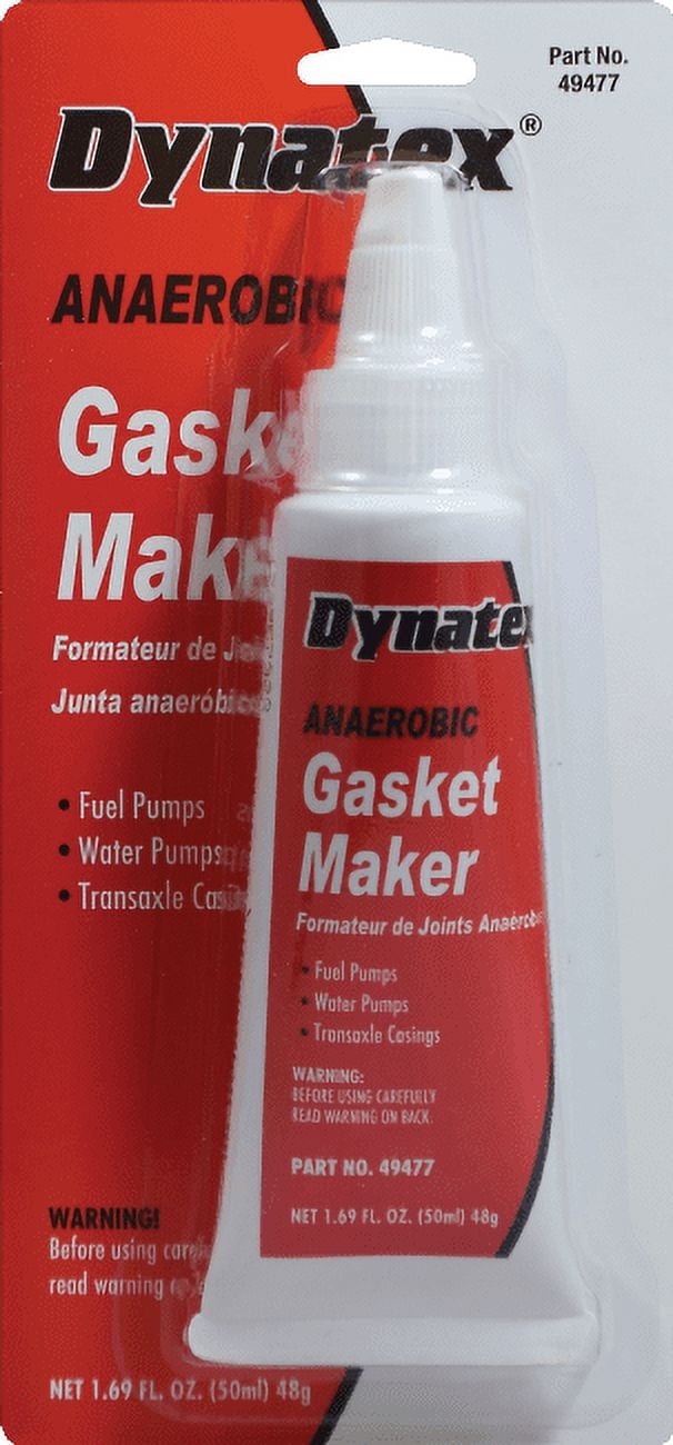 Dynatex 49477, Red Anaerobic Gasket Maker Industrial Sealant, 0.5 lb ...