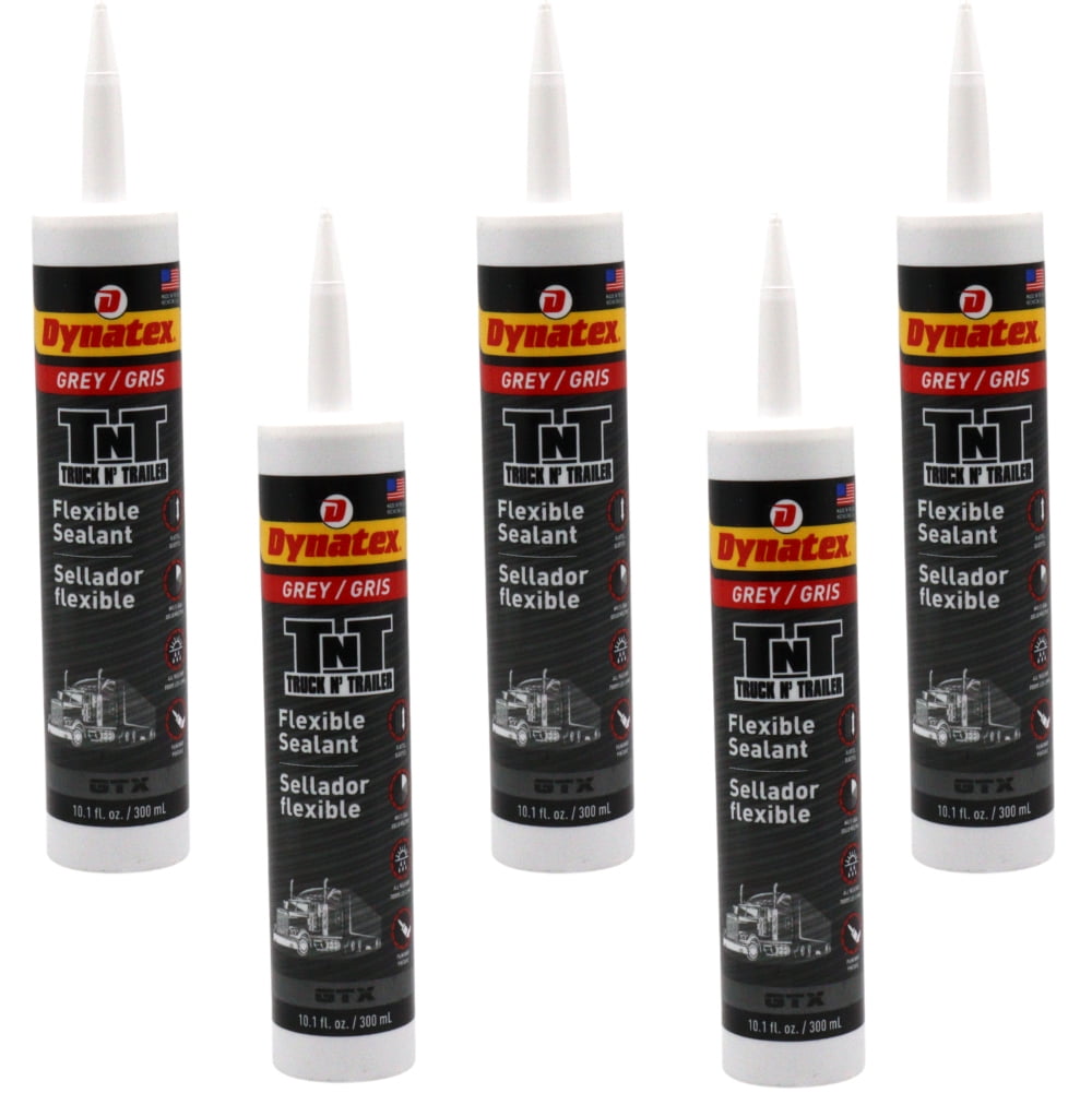 Dynatex Truck N Trailer Grey Flexible Sealant 10.1 oz Caulk Tube ...