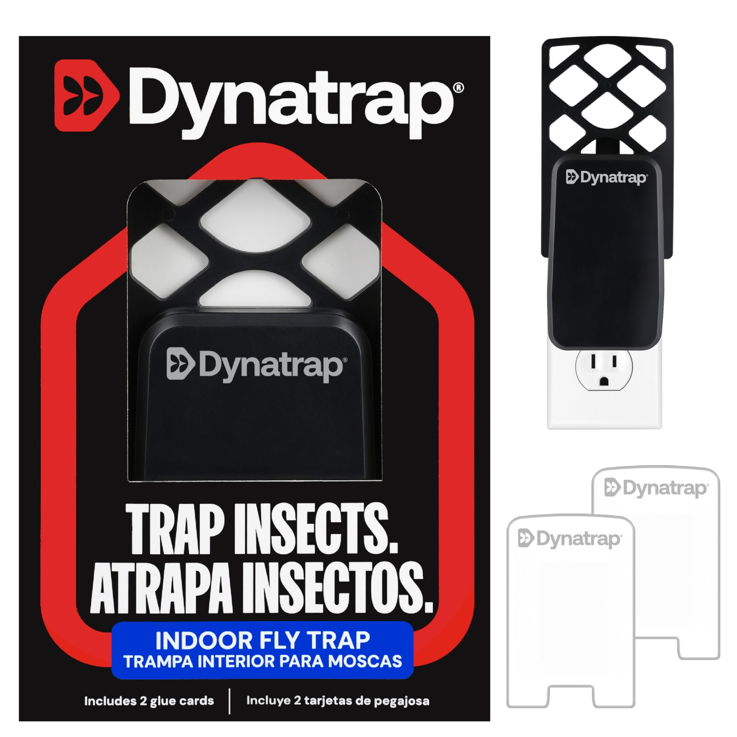 Dynatrap DT3007 Indoor Plug-in Fly Trap for Flies, Fruit Flies, Moths ...