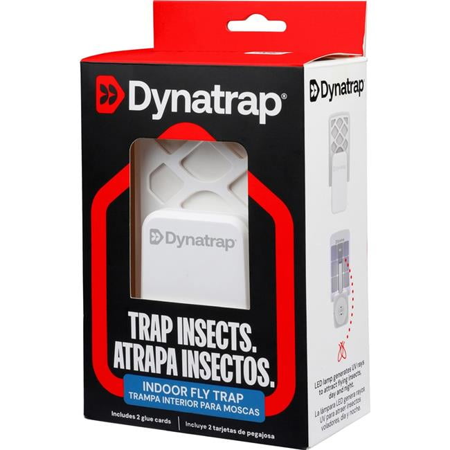 Dynatrap LED Plug in Indoor Fly Trap - White - Case of 6 - Walmart.com