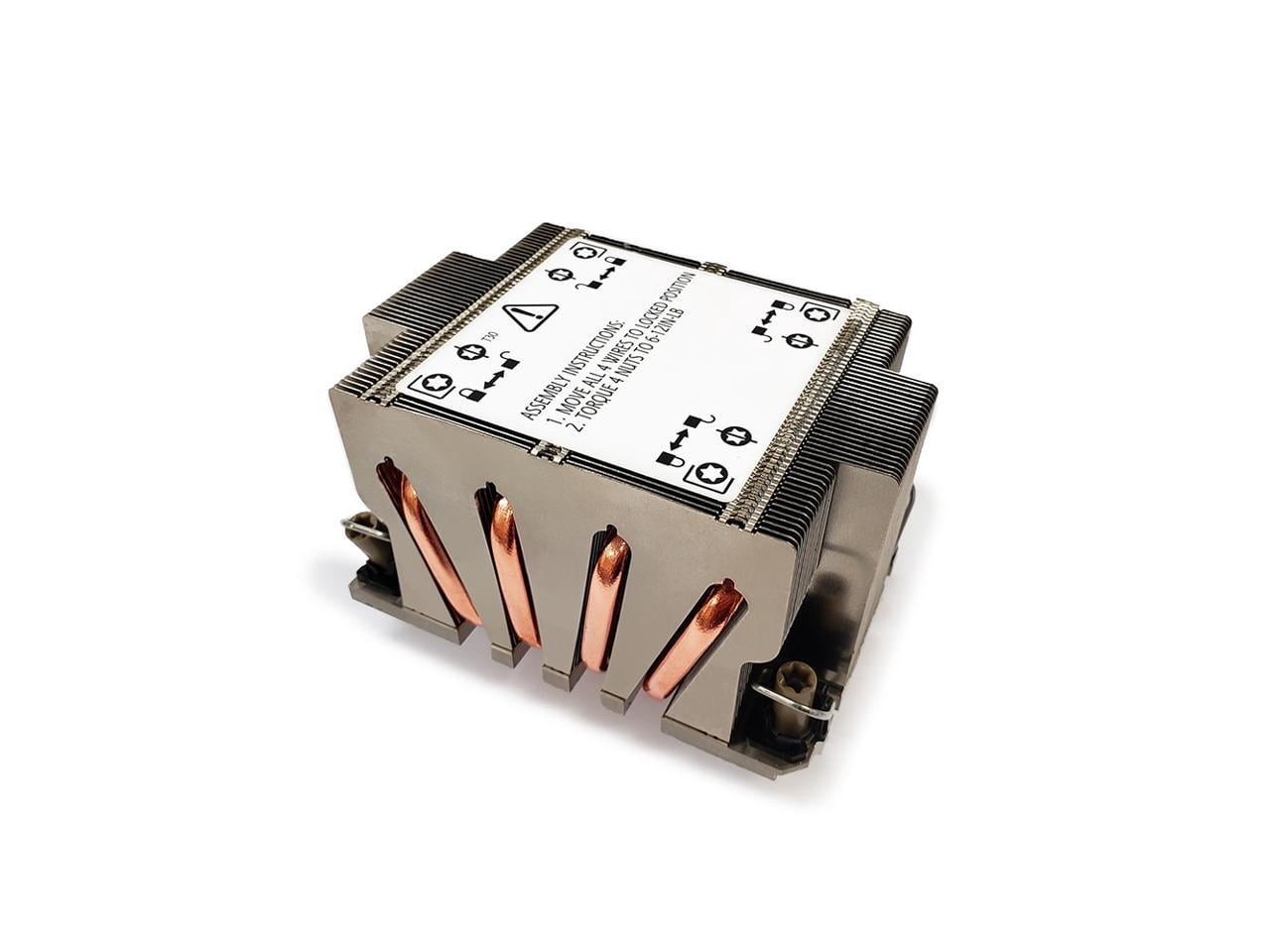 Dynatron N2 Intel LGA4189 Aluminum Heatsink with Copper Heatpipes for ...