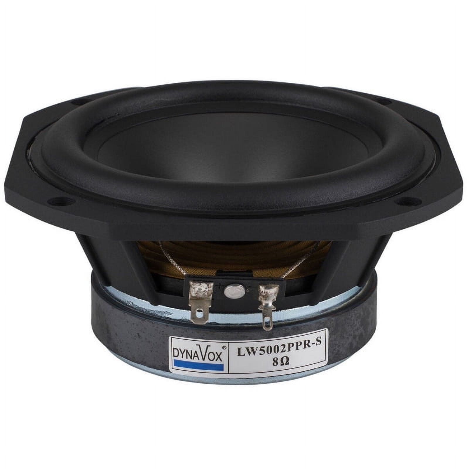 Dynavox LW5002PPR-S 5-1/4" Square Frame Woofer - Walmart.com