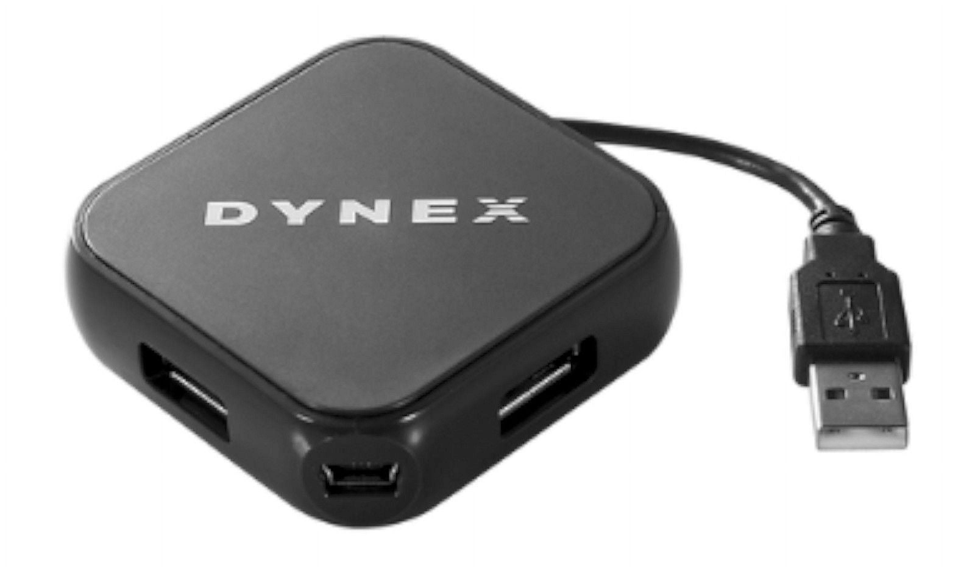 Dynex - Say It In Color 4-Port USB 2.0 Hub - Black - Walmart.com